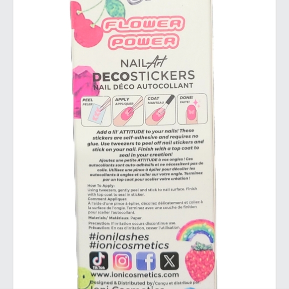 IONI | Makeup | 28 Ioni Flower Power Nail Art Deco Stickers Back To ...